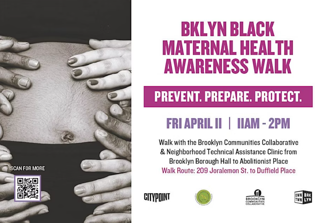 Brooklyn's First Black Maternal Health Awareness Walk - Brooklyn Org