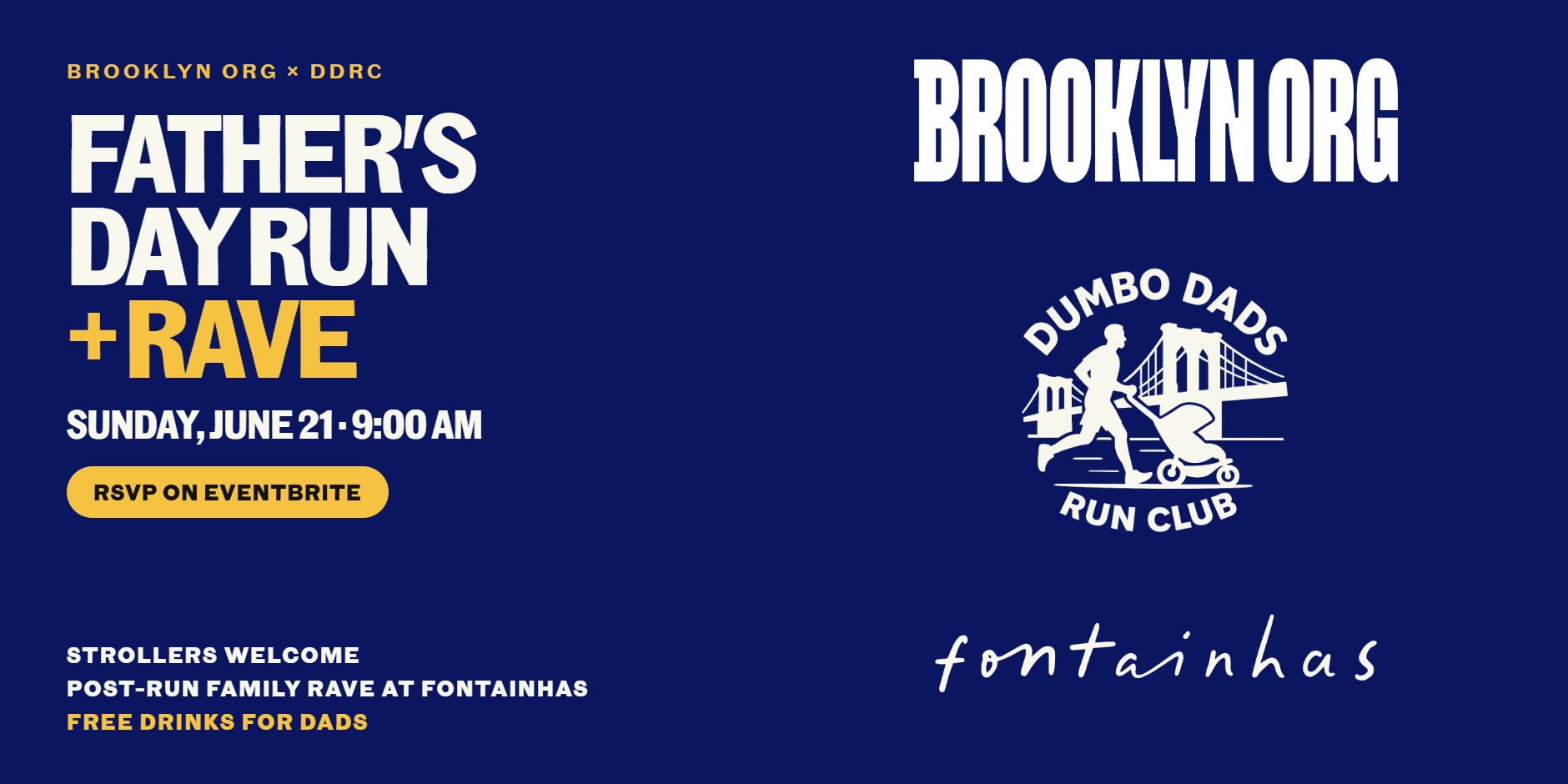 DDRC x BKO: Father's Day Run + Rave with Fontainhas - Brooklyn Org